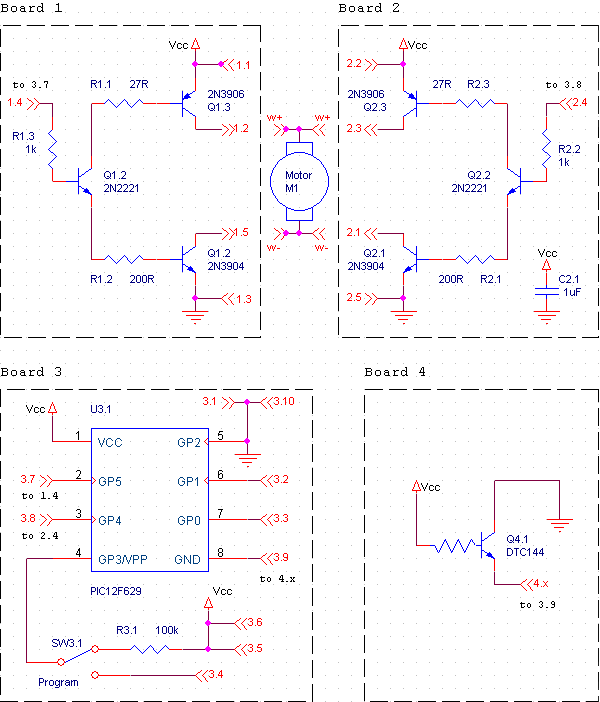 PIC 12f629 Board v1